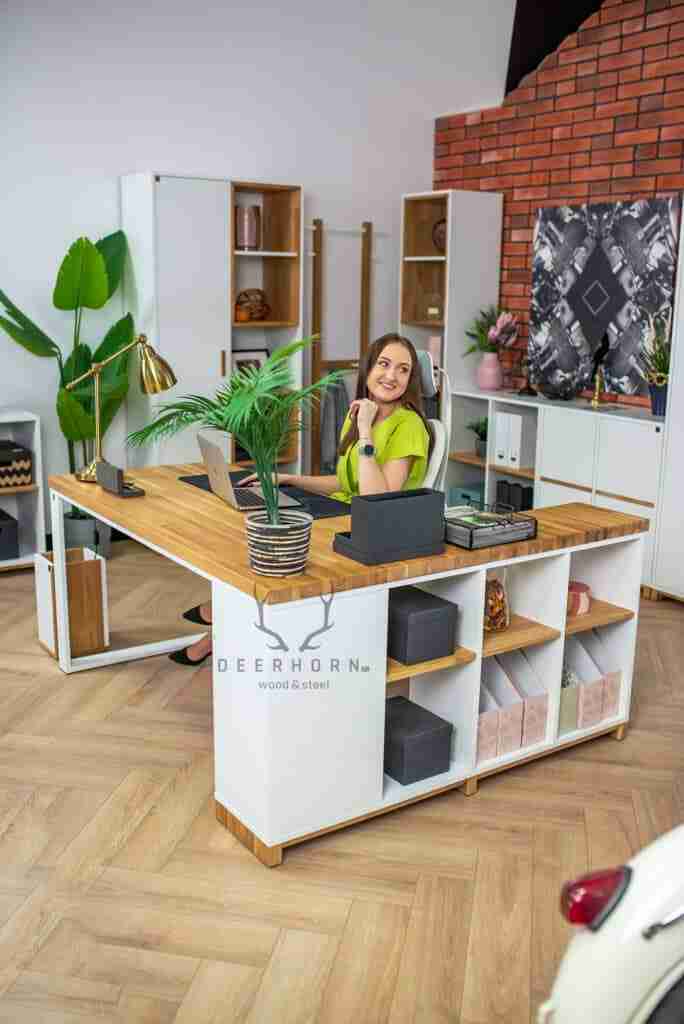 Biurko loft minimalistyczne do nowoczesnego biura, gabinetu